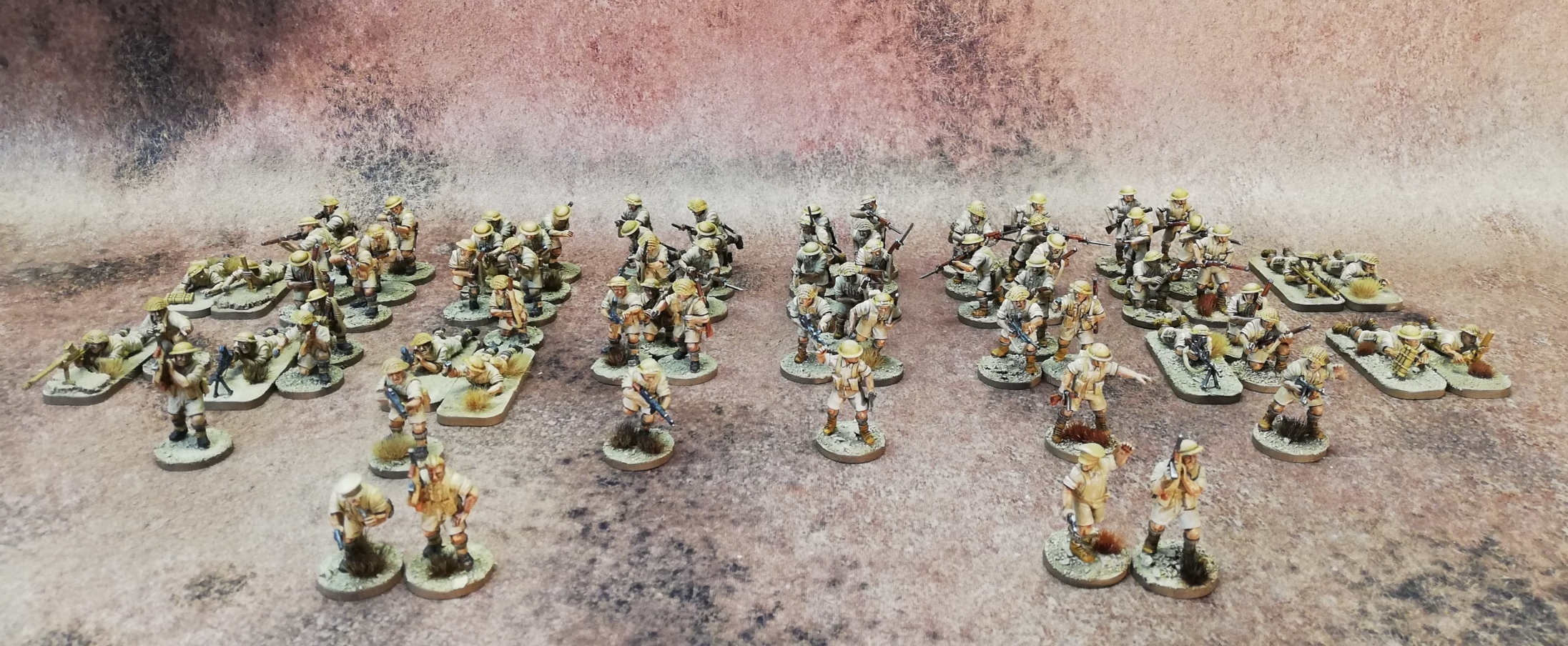 Painting British 8th Army – Slowlypainted